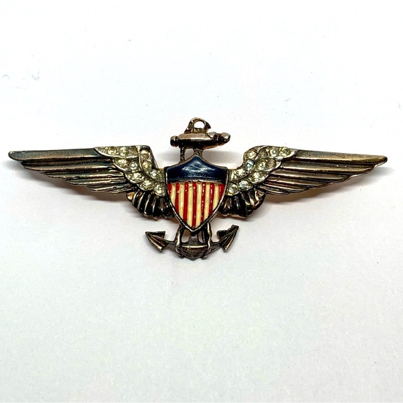 Trifari | Jewelry | Vintage Rare Signed Trifari Sterling Silver Wwii Us ...